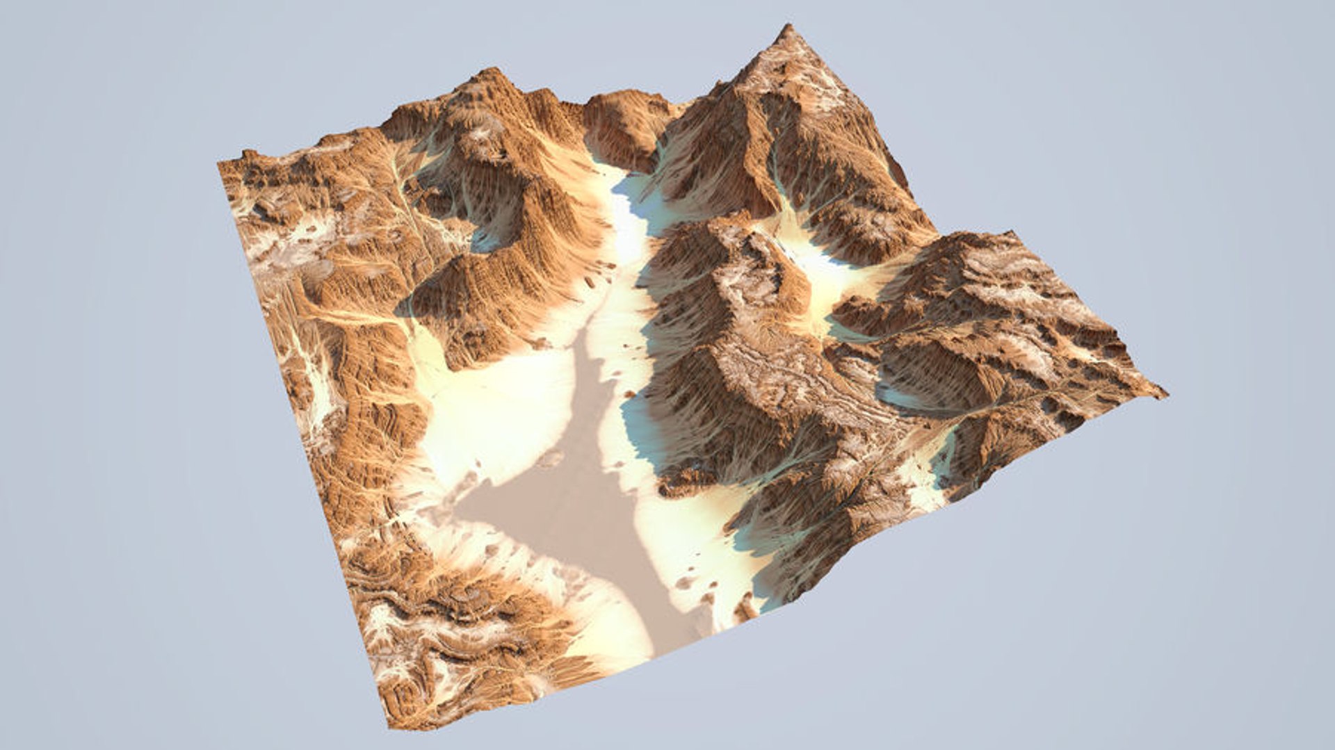 3D Canyon 2 Model - TurboSquid 1284003