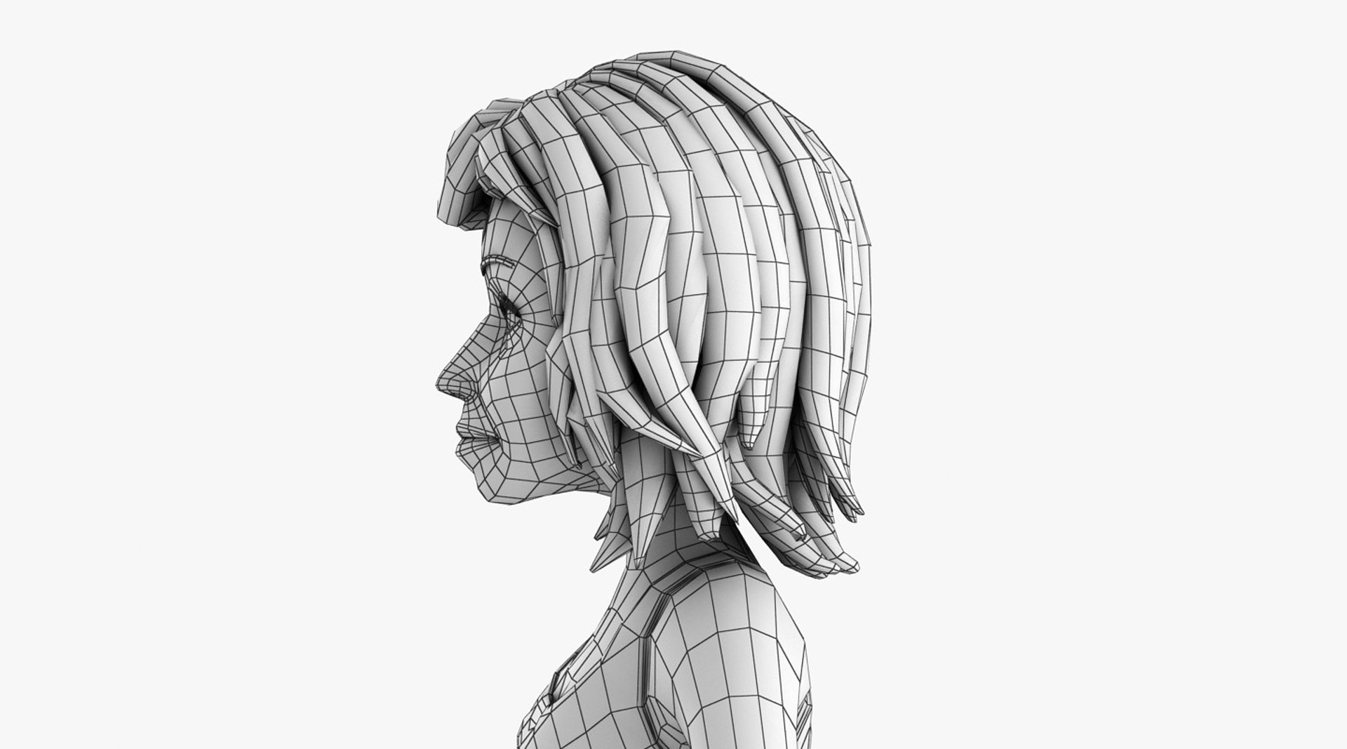 Jill Christmas Elf Rigged 3d Model