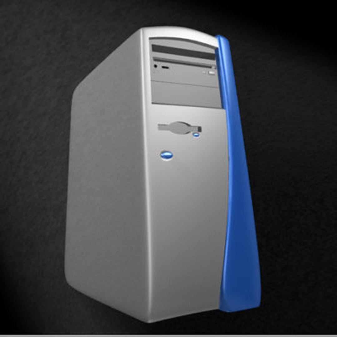 3d Model Of Graphics Workstation