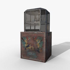 3D Lowpoly Sci-fi Mysterious Vending Machine Model - TurboSquid 1895575