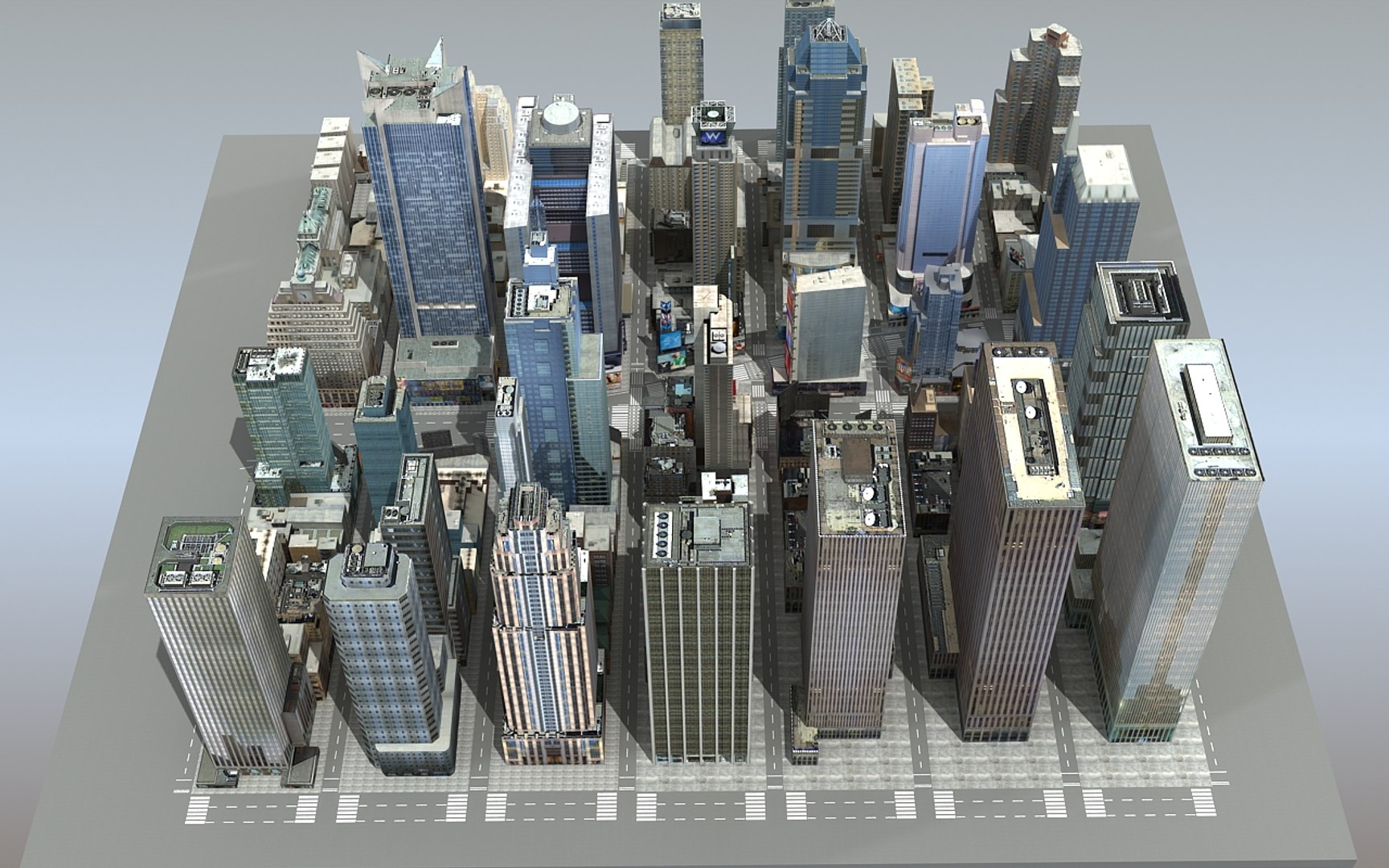 3d new york square time
