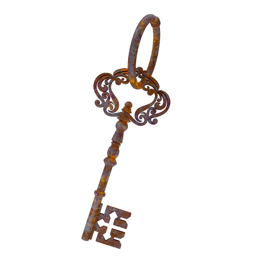 Antique Door Key 3d Model 3D Model - TurboSquid 1986973