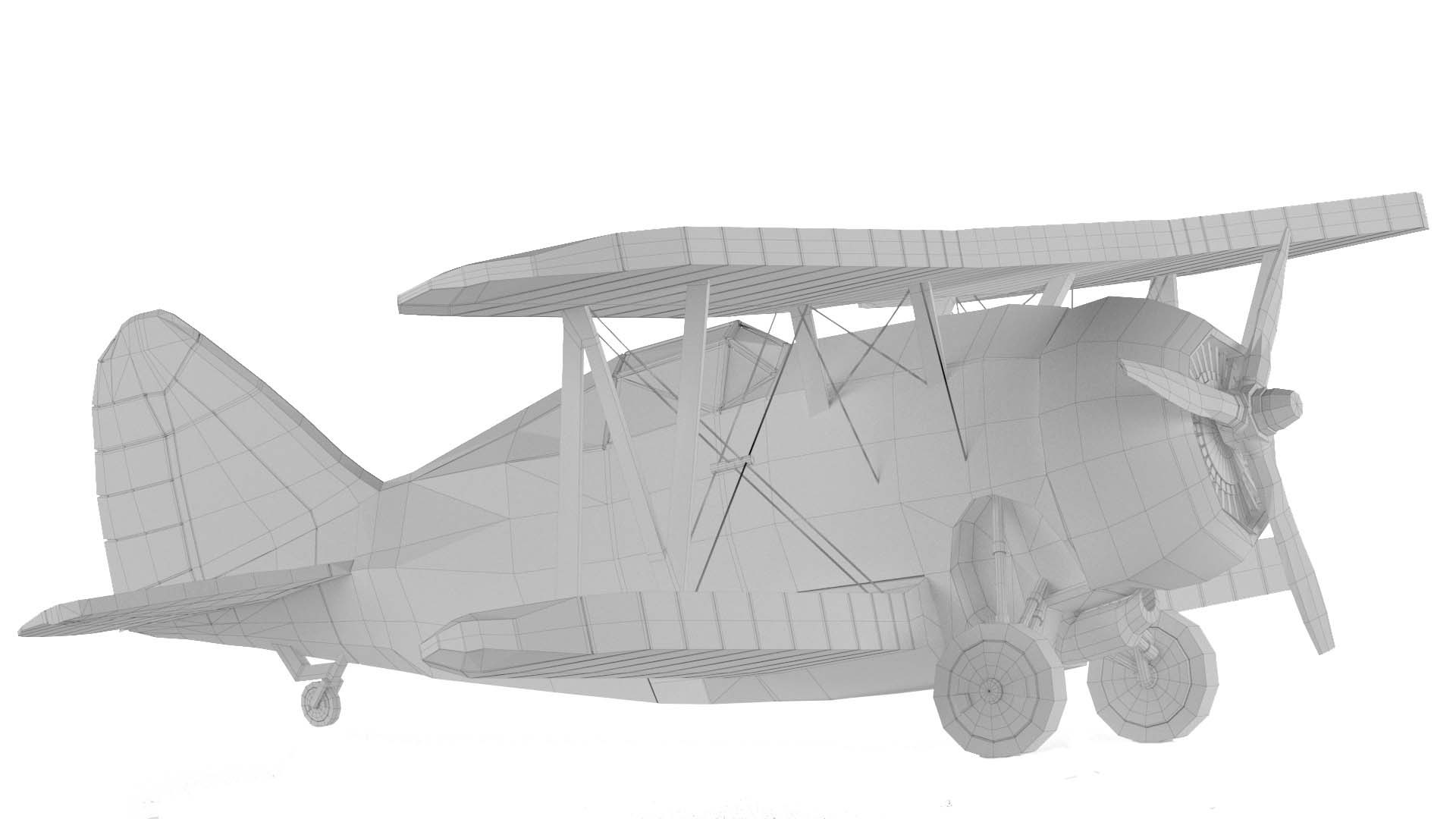 Grumman F2F USA WW2 PLANE 3D Model - TurboSquid 2142474