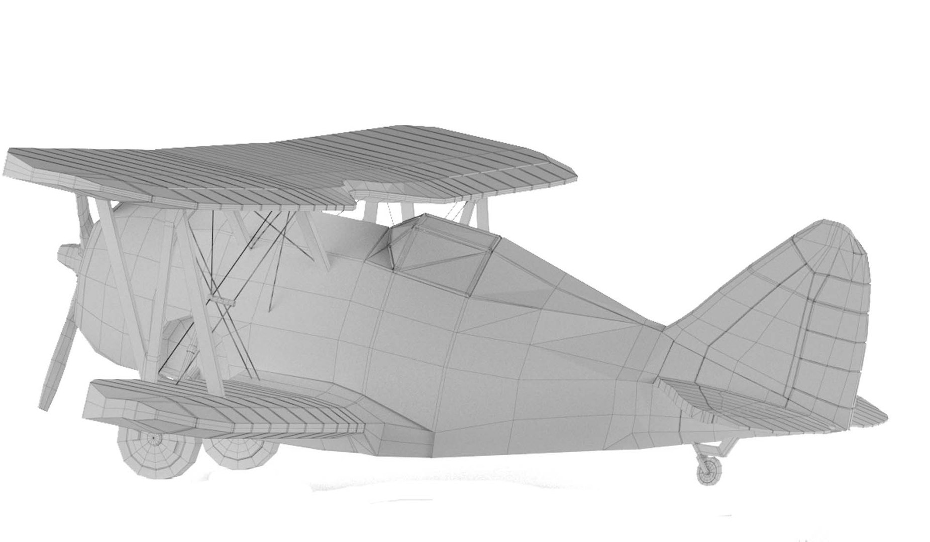 Grumman F2F USA WW2 PLANE 3D Model - TurboSquid 2142474