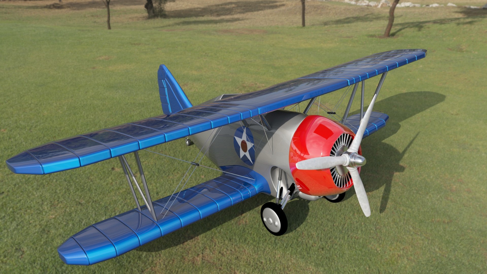 Grumman F2F USA WW2 PLANE 3D Model - TurboSquid 2142474