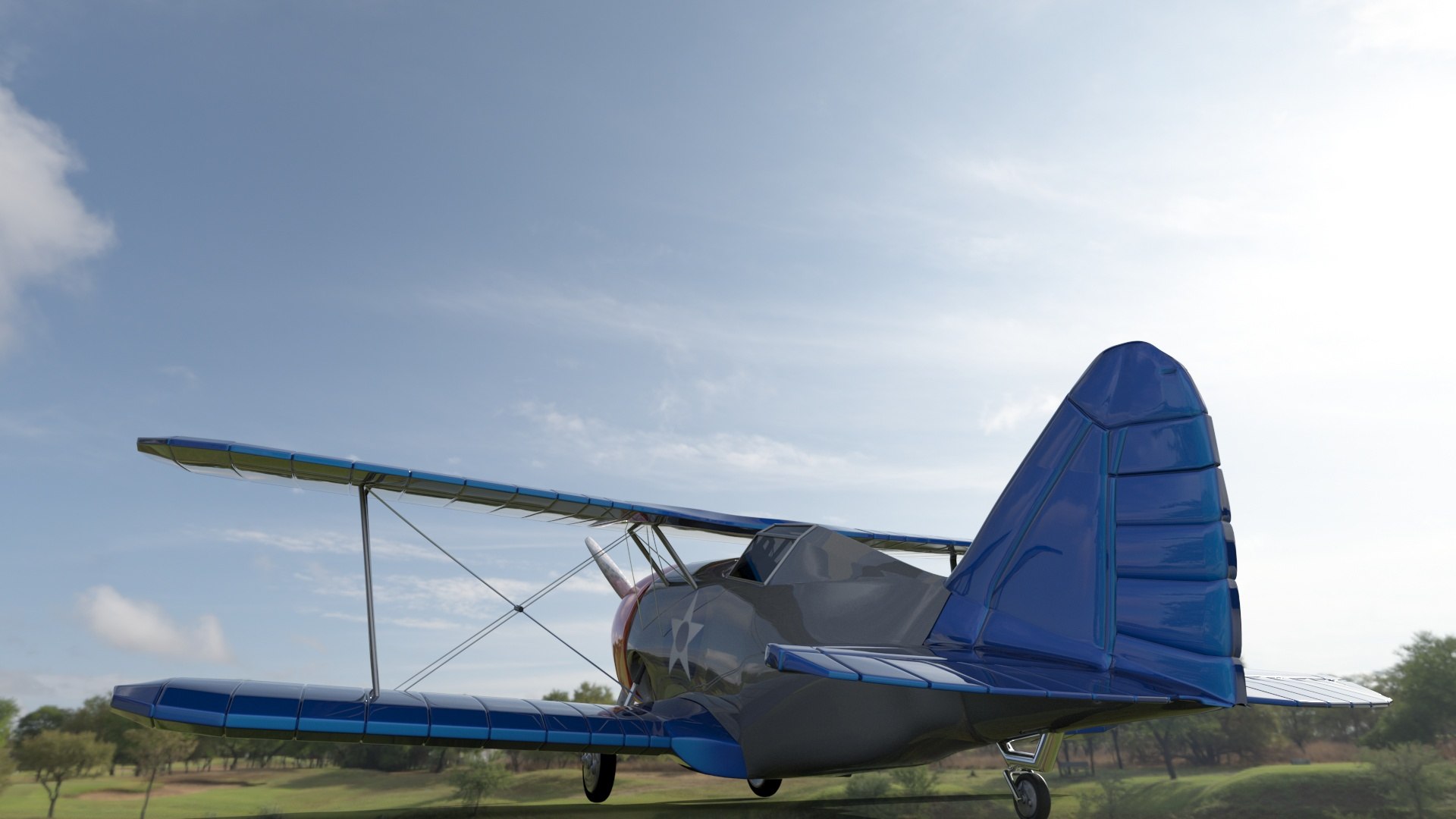 Grumman F2F USA WW2 PLANE 3D Model - TurboSquid 2142474