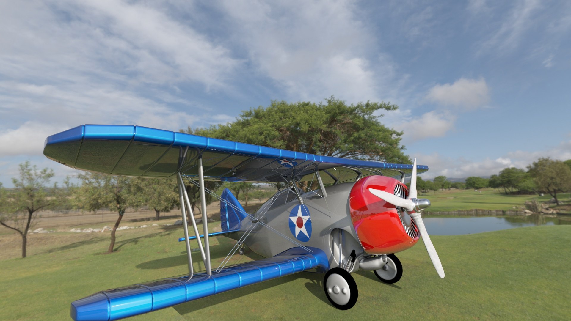 Grumman F2F USA WW2 PLANE 3D Model - TurboSquid 2142474