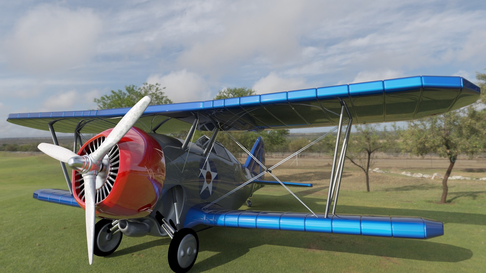 Grumman F2F USA WW2 PLANE 3D Model - TurboSquid 2142474