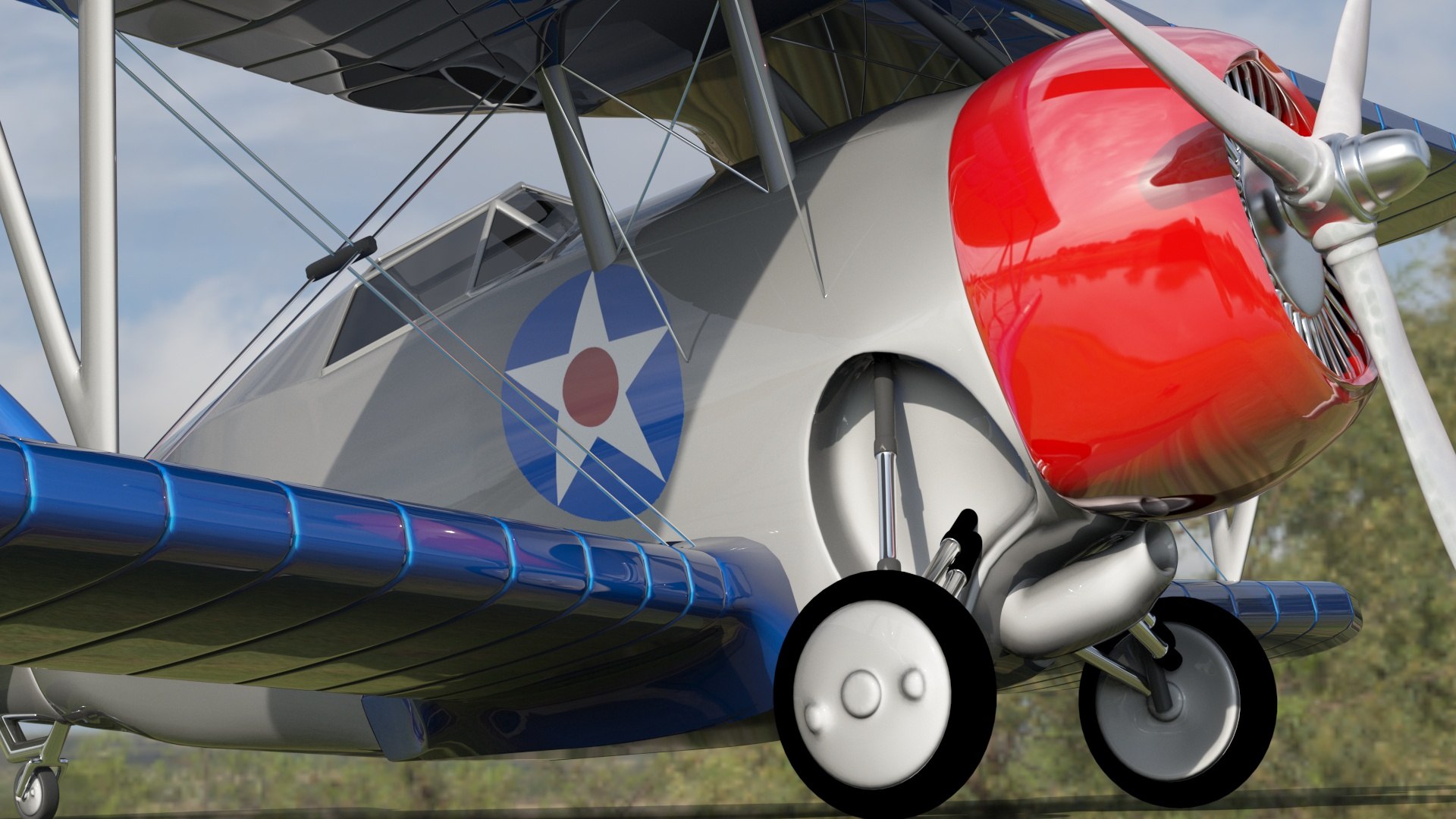 Grumman F2F USA WW2 PLANE 3D Model - TurboSquid 2142474