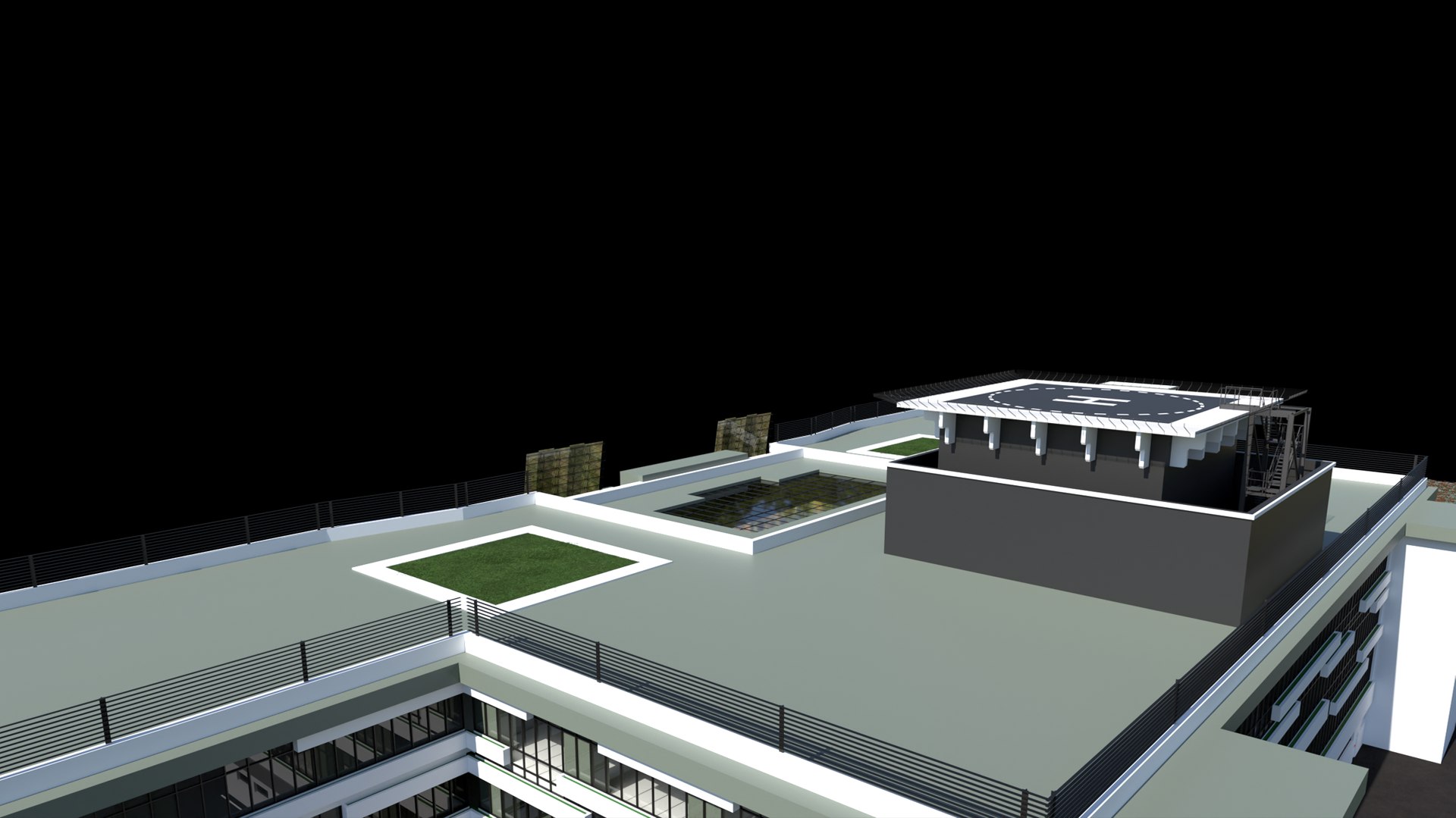 3D building complex - TurboSquid 1903117