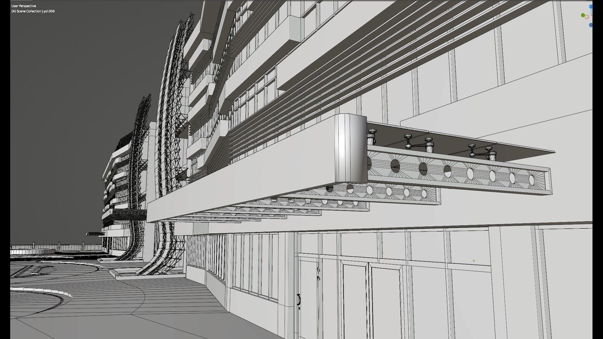 3D building complex - TurboSquid 1903117