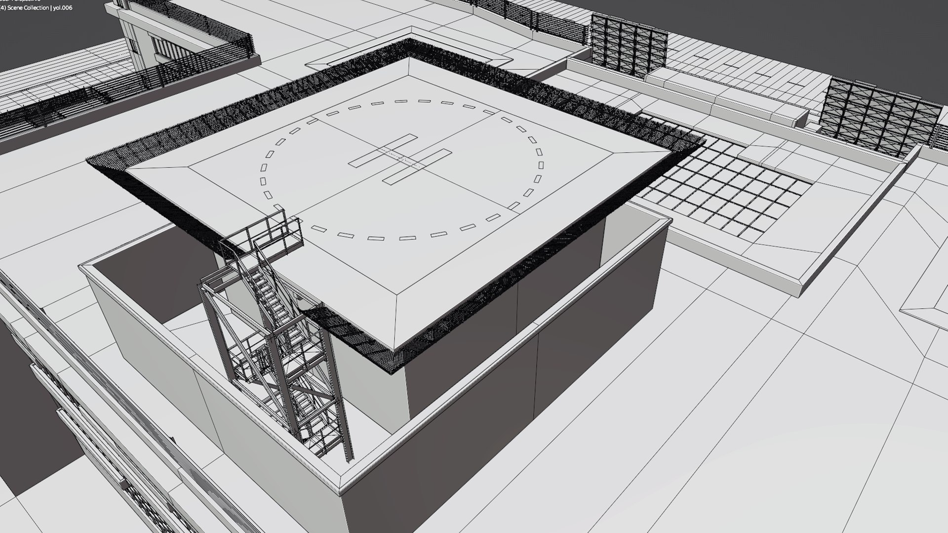 3D building complex - TurboSquid 1903117