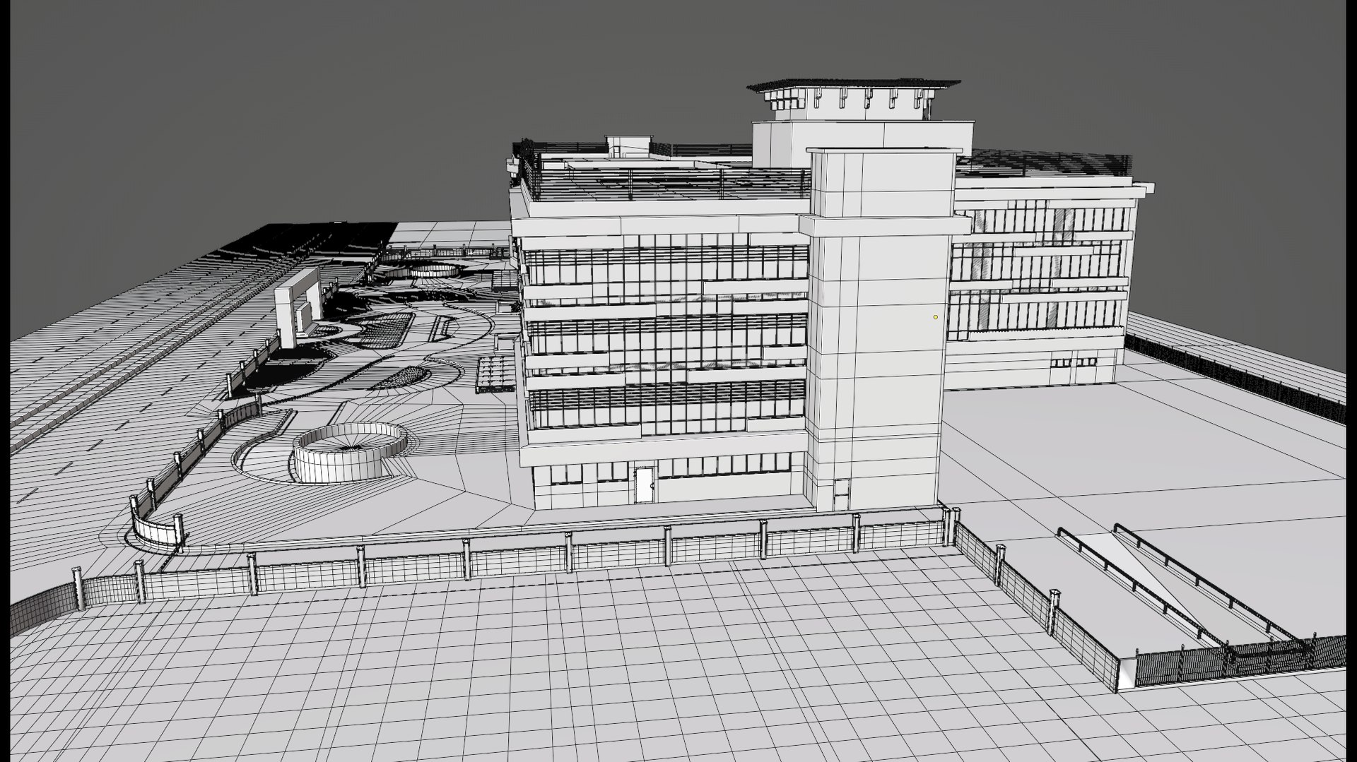 3D building complex - TurboSquid 1903117