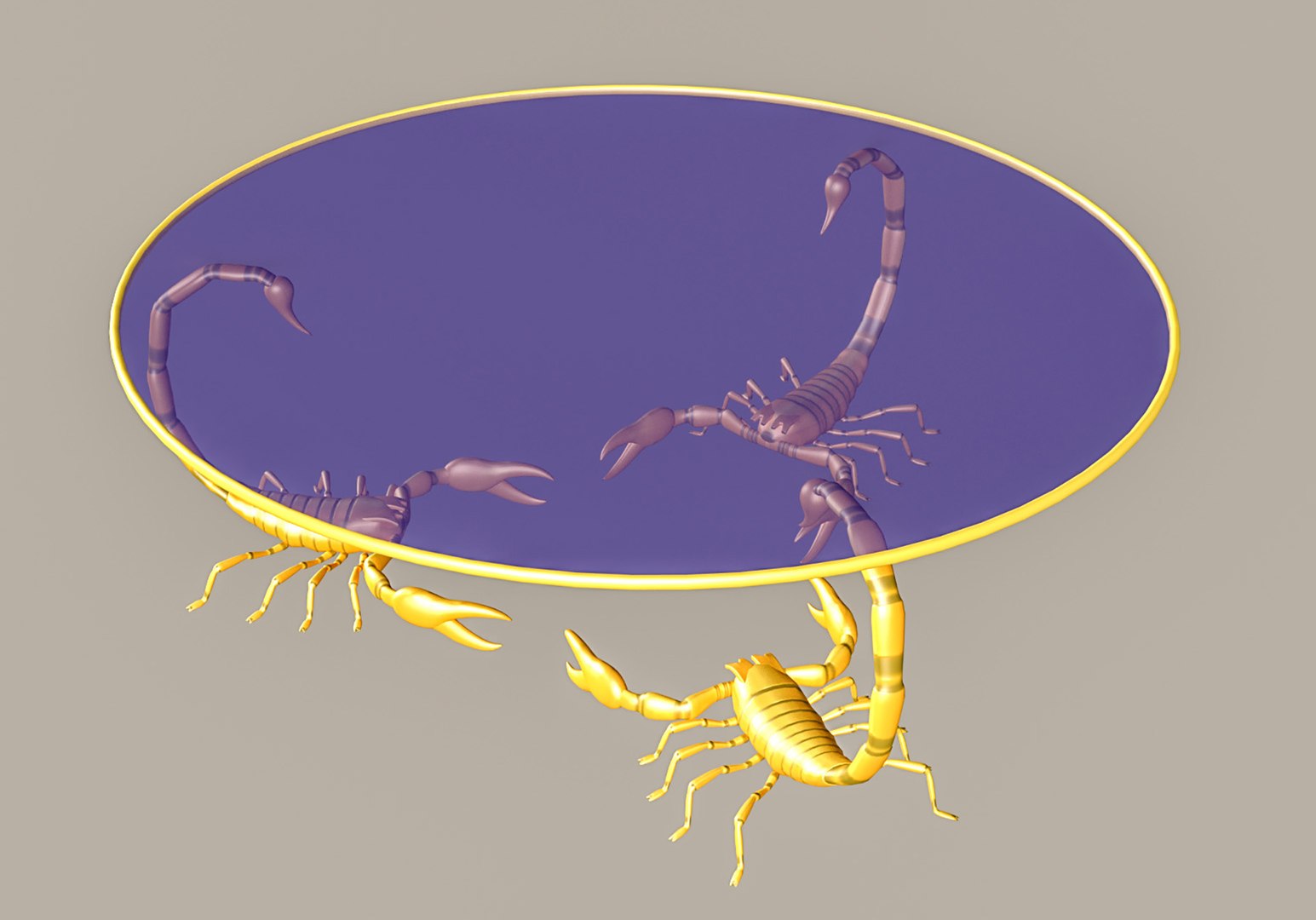 3D ScorpionTable - TurboSquid 2115478