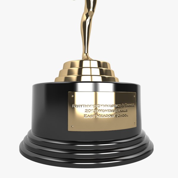 gymnastic trophy 3d model