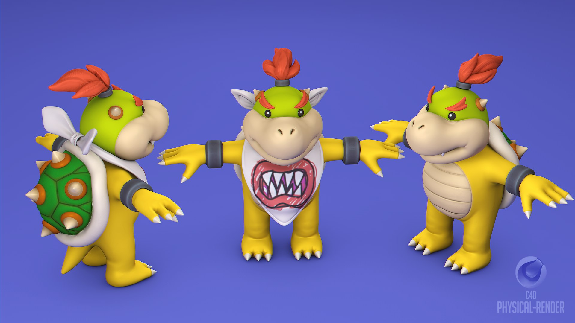3D Bowser Jr - Super Mario - TurboSquid 1602099