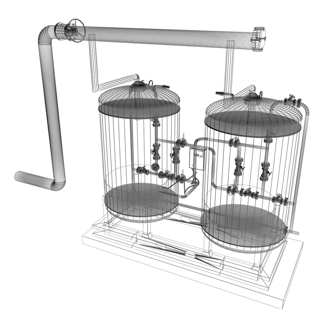 3D Chilled Water Expansion Tank Model - TurboSquid 1270112