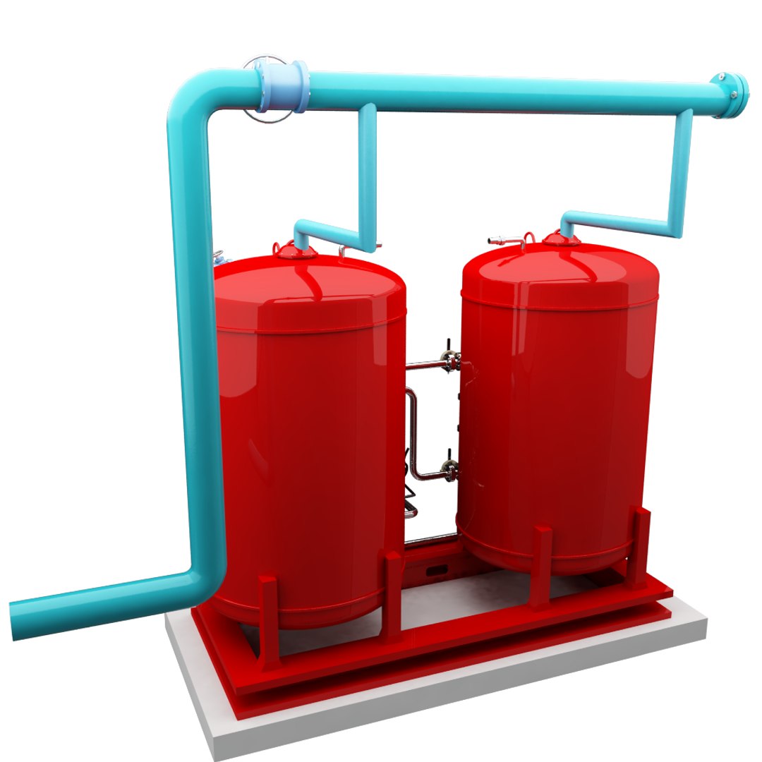 3D Chilled Water Expansion Tank Model - TurboSquid 1270112