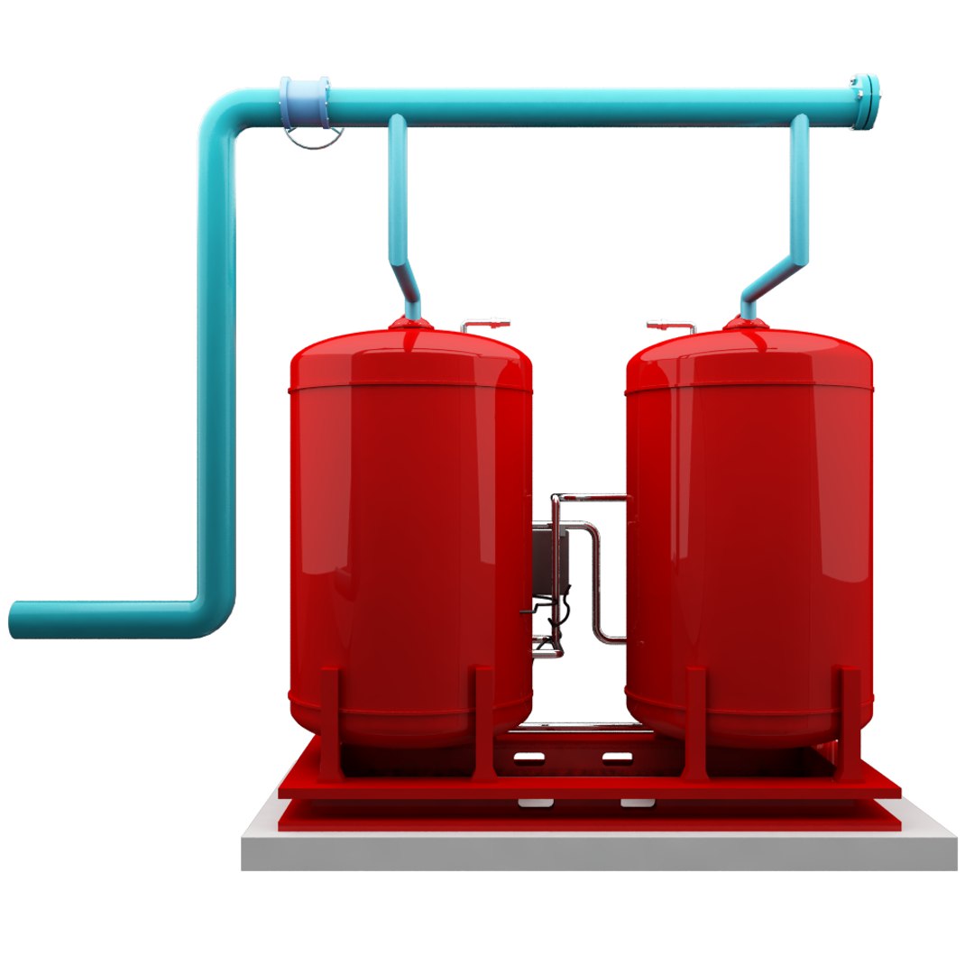 3D Chilled Water Expansion Tank Model - TurboSquid 1270112