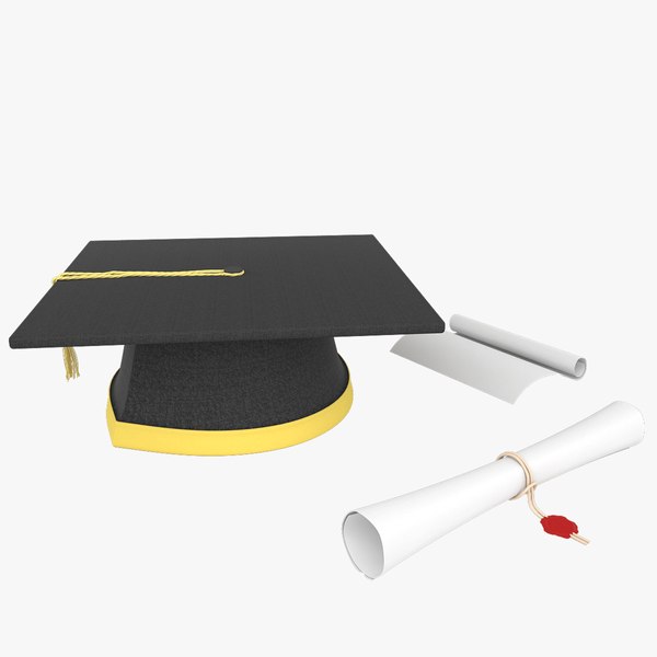 Graduation Set 3D - TurboSquid 1789890