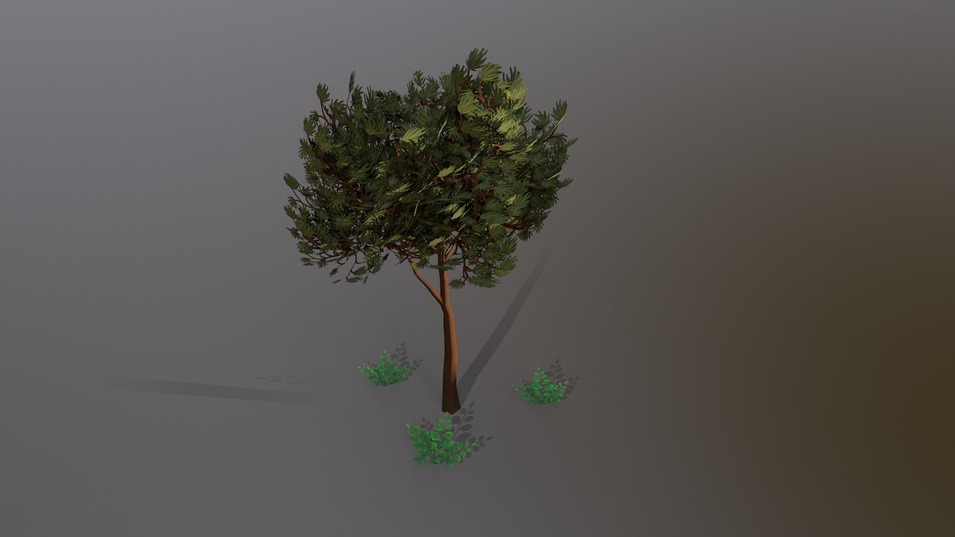 3D Stylized Pine Spruce Tree PBR Game Ready Asset Low-poly 3D Model ...