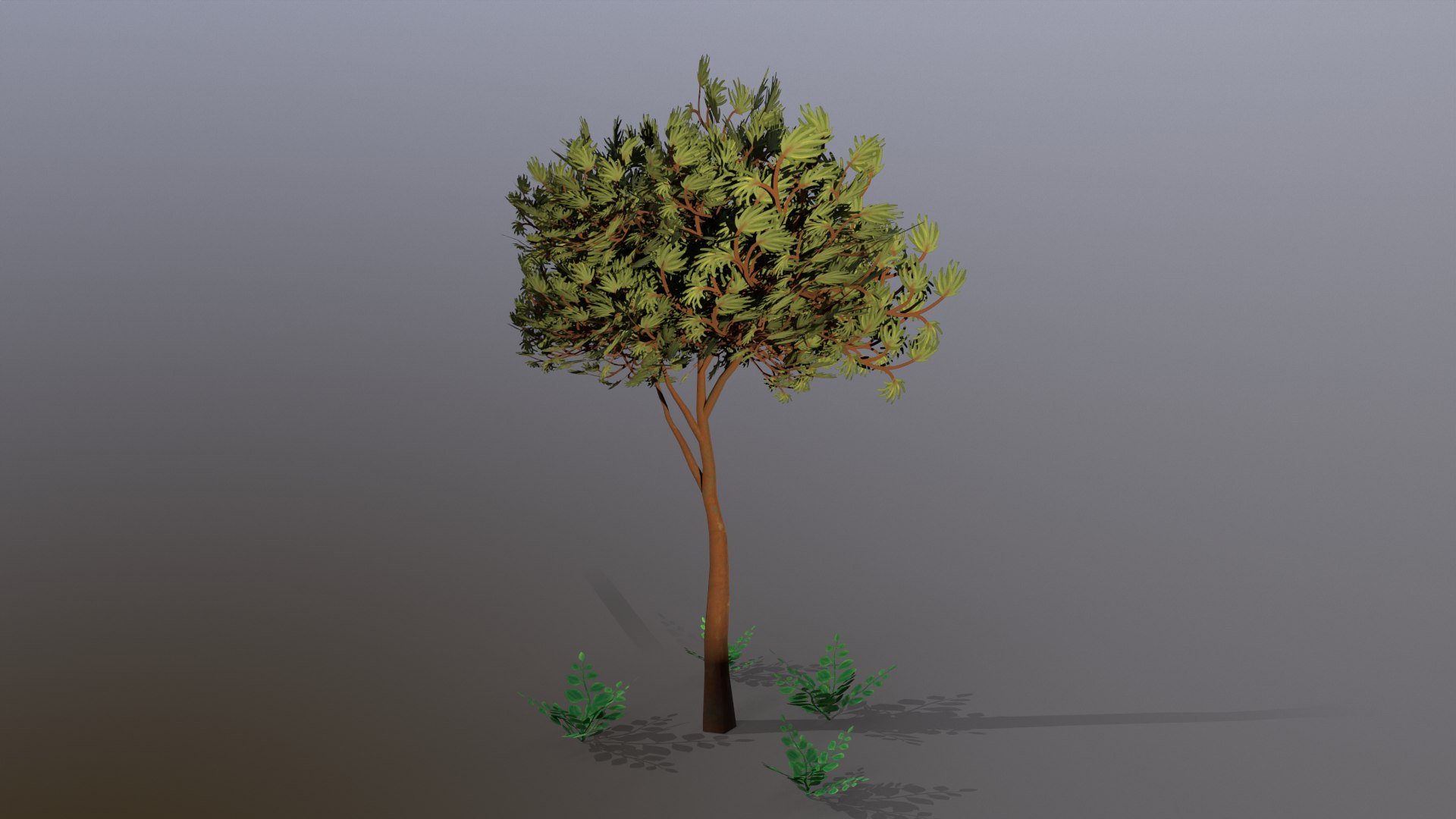 3D Stylized Pine Spruce Tree PBR Game Ready Asset Low-poly 3D Model ...