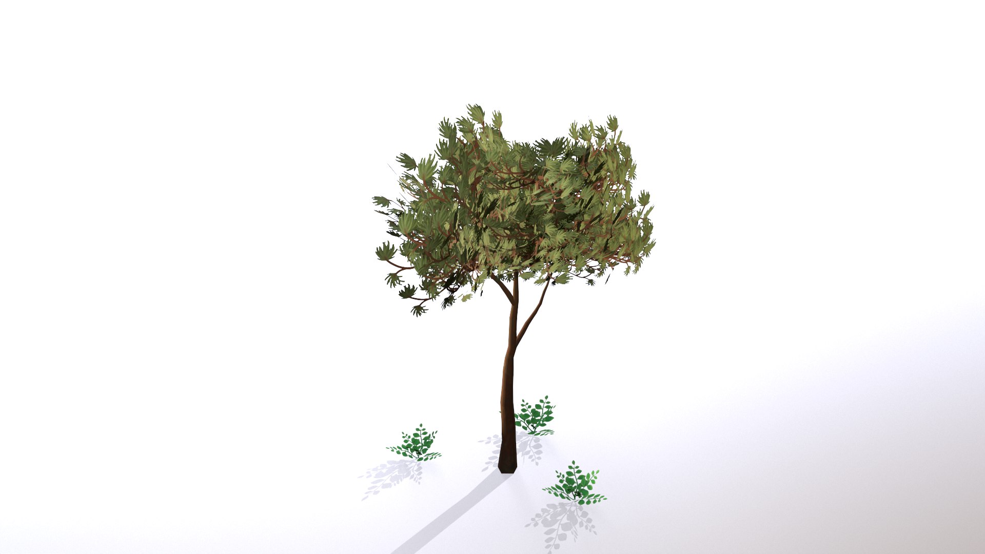3D Stylized Pine Spruce Tree PBR Game Ready Asset Low-poly 3D Model ...