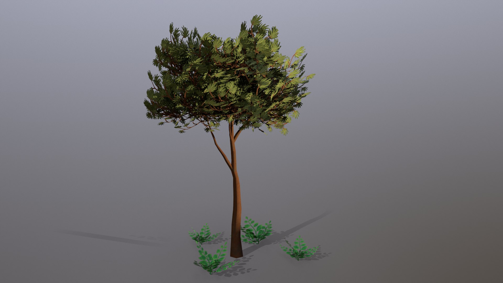 3D Stylized Pine Spruce Tree PBR Game Ready Asset Low-poly 3D Model ...