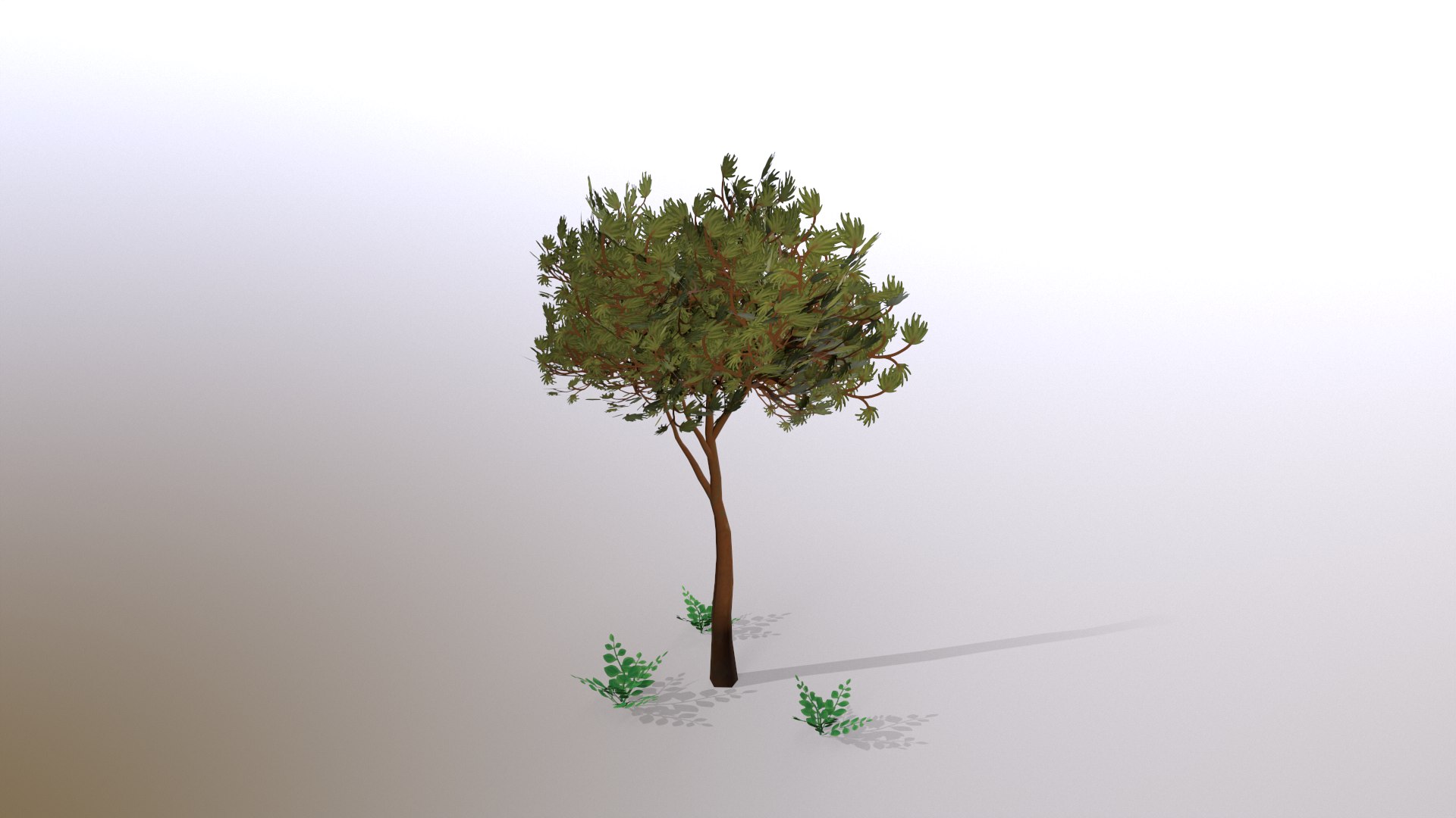 3D Stylized Pine Spruce Tree PBR Game Ready Asset Low-poly 3D Model ...