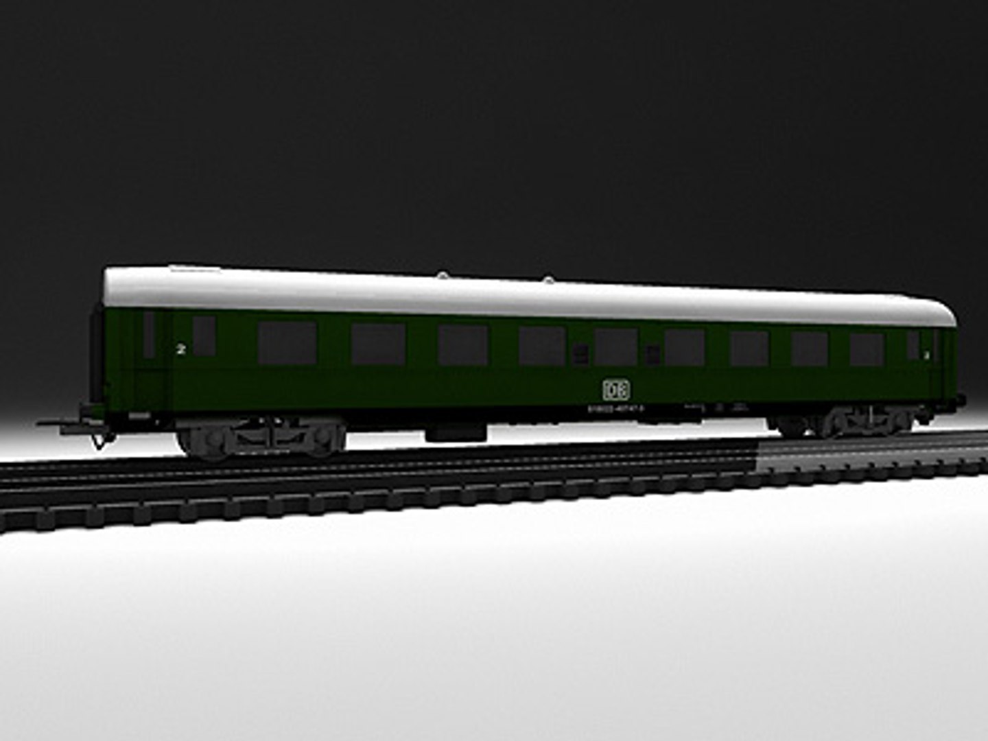 Deutch Bahn 2nd Class 3d Model