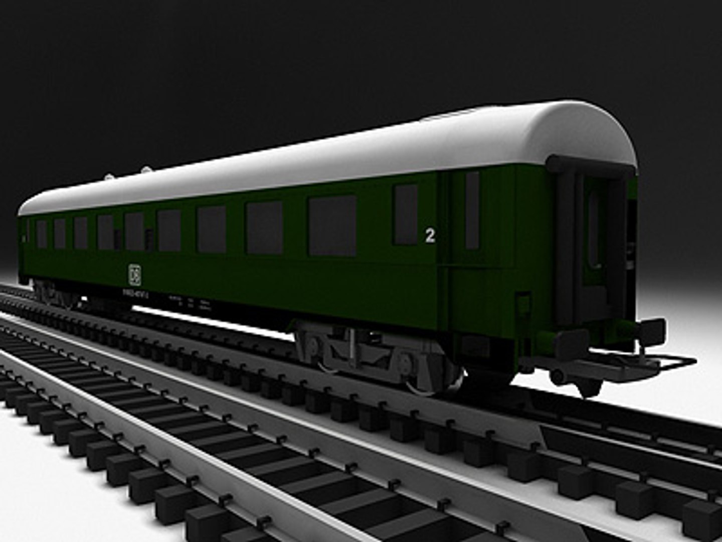 Deutch Bahn 2nd Class 3d Model