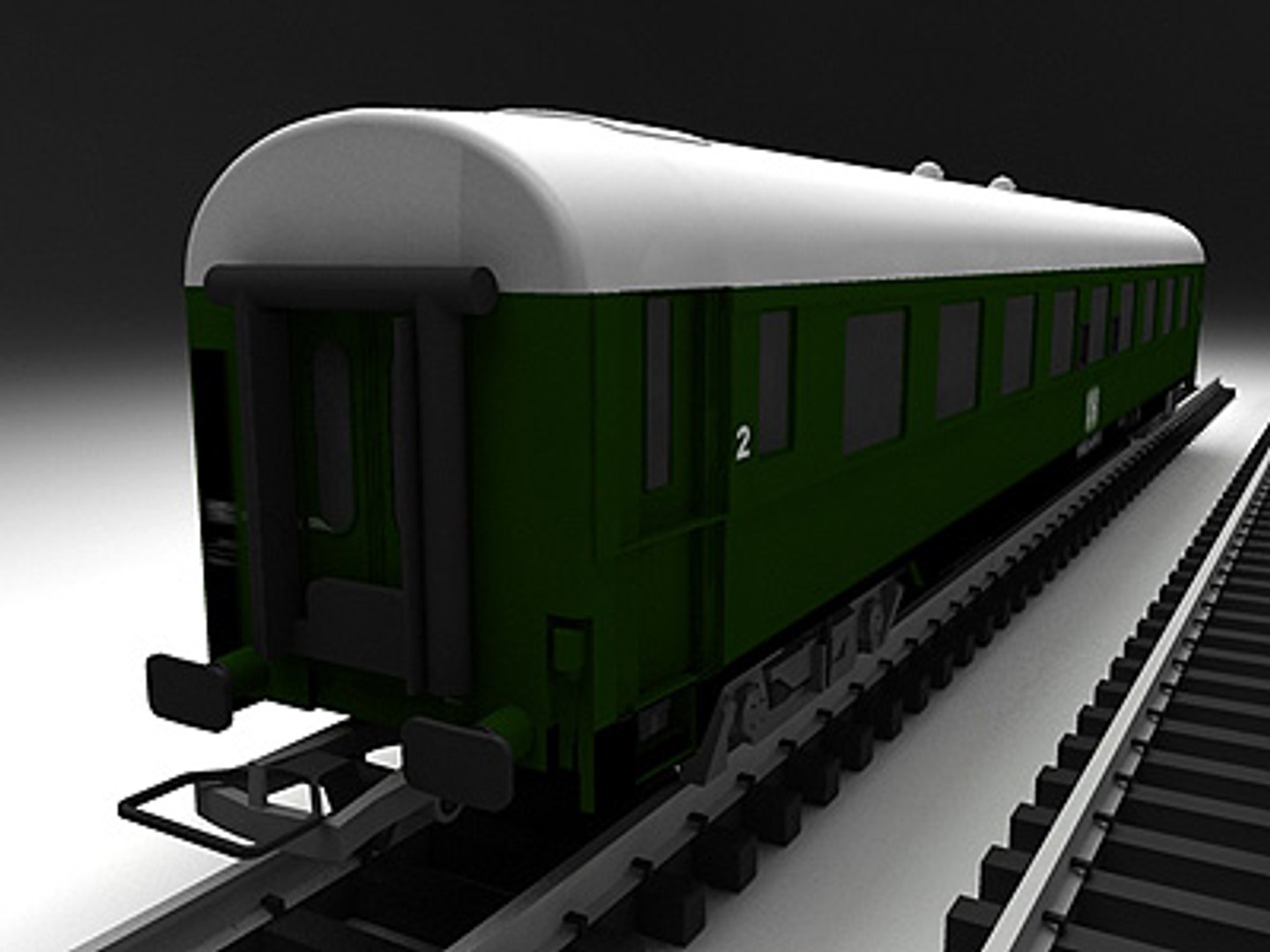 Deutch Bahn 2nd Class 3d Model