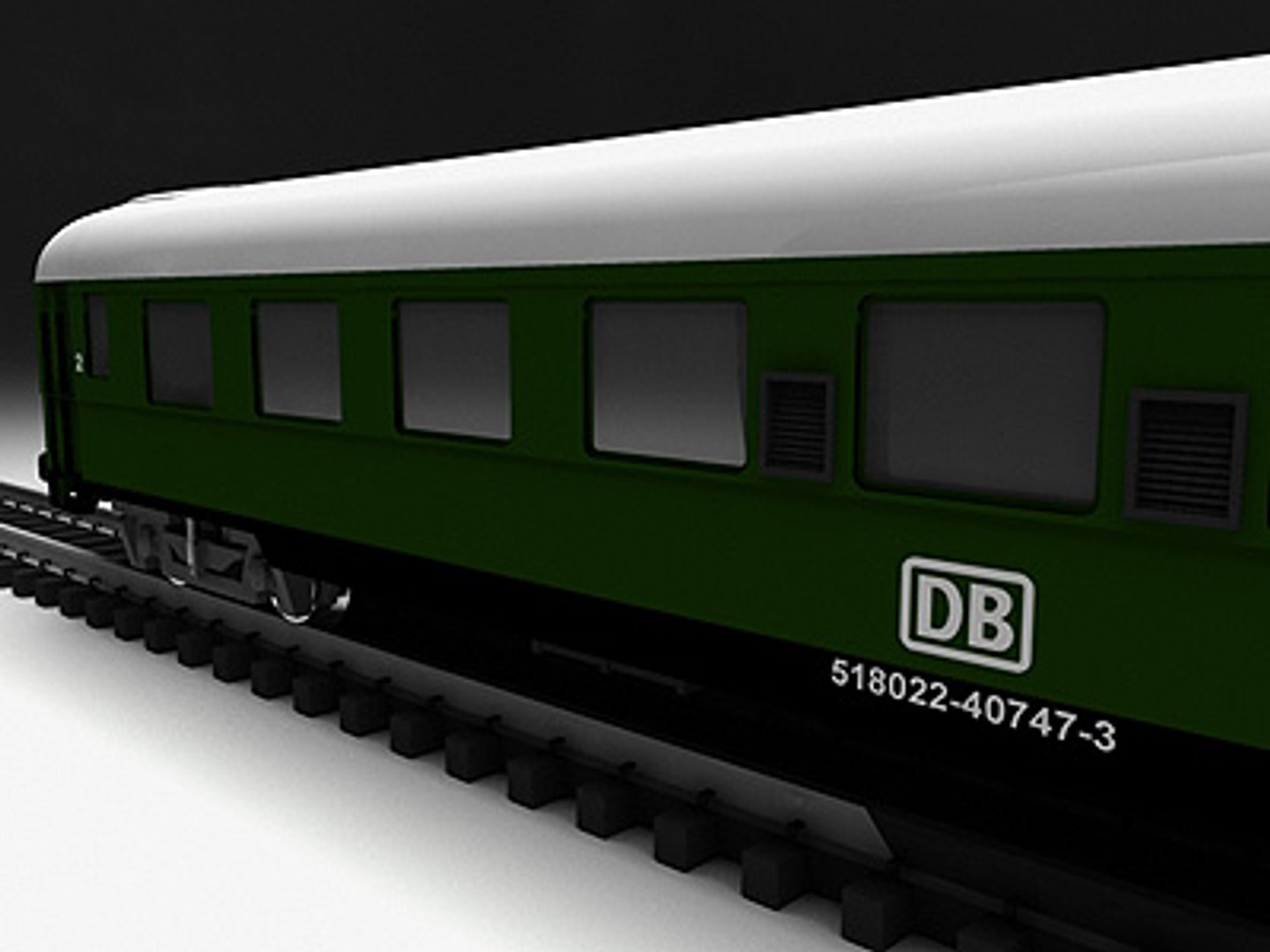 Deutch Bahn 2nd Class 3d Model