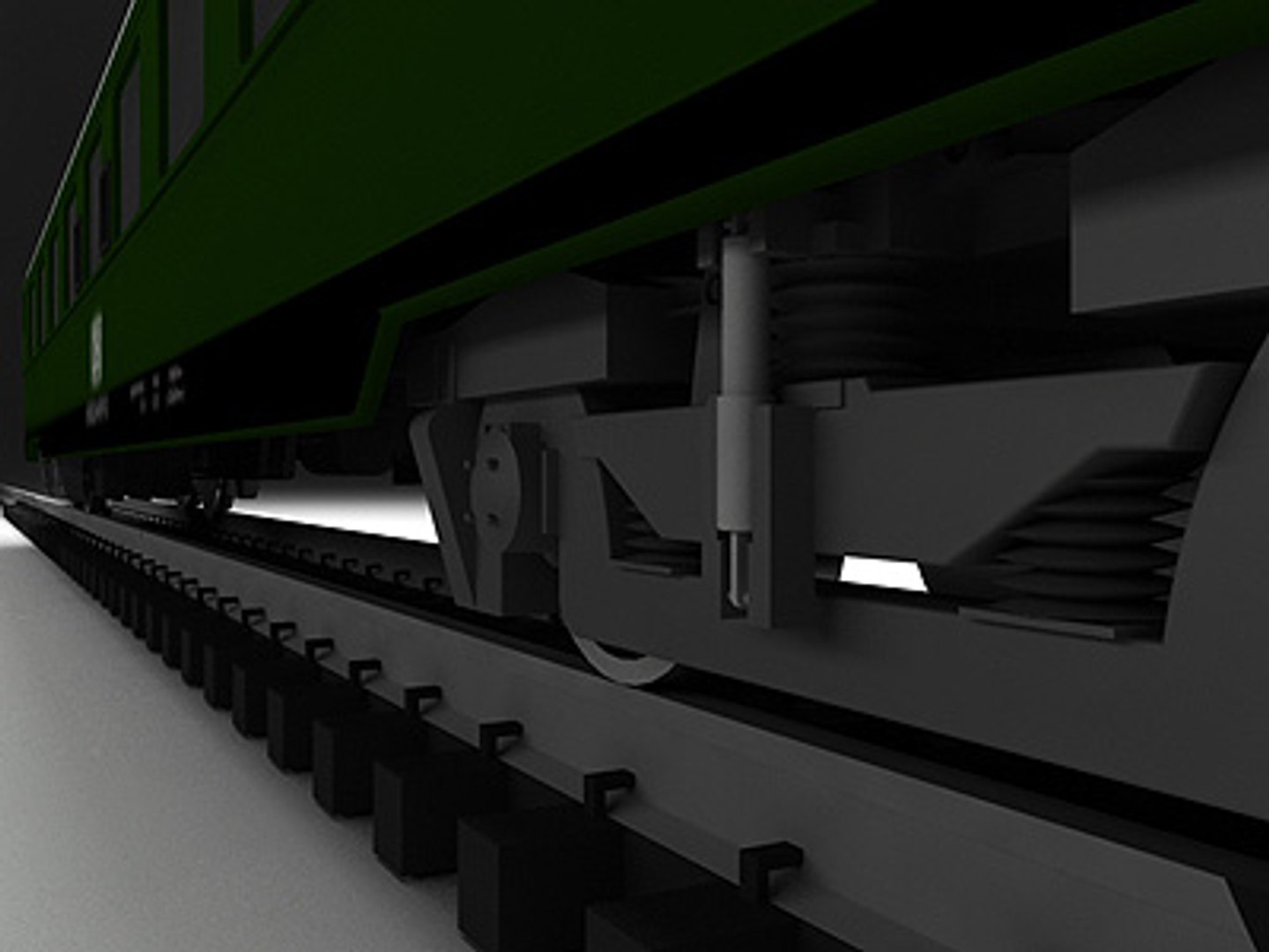 Deutch Bahn 2nd Class 3d Model