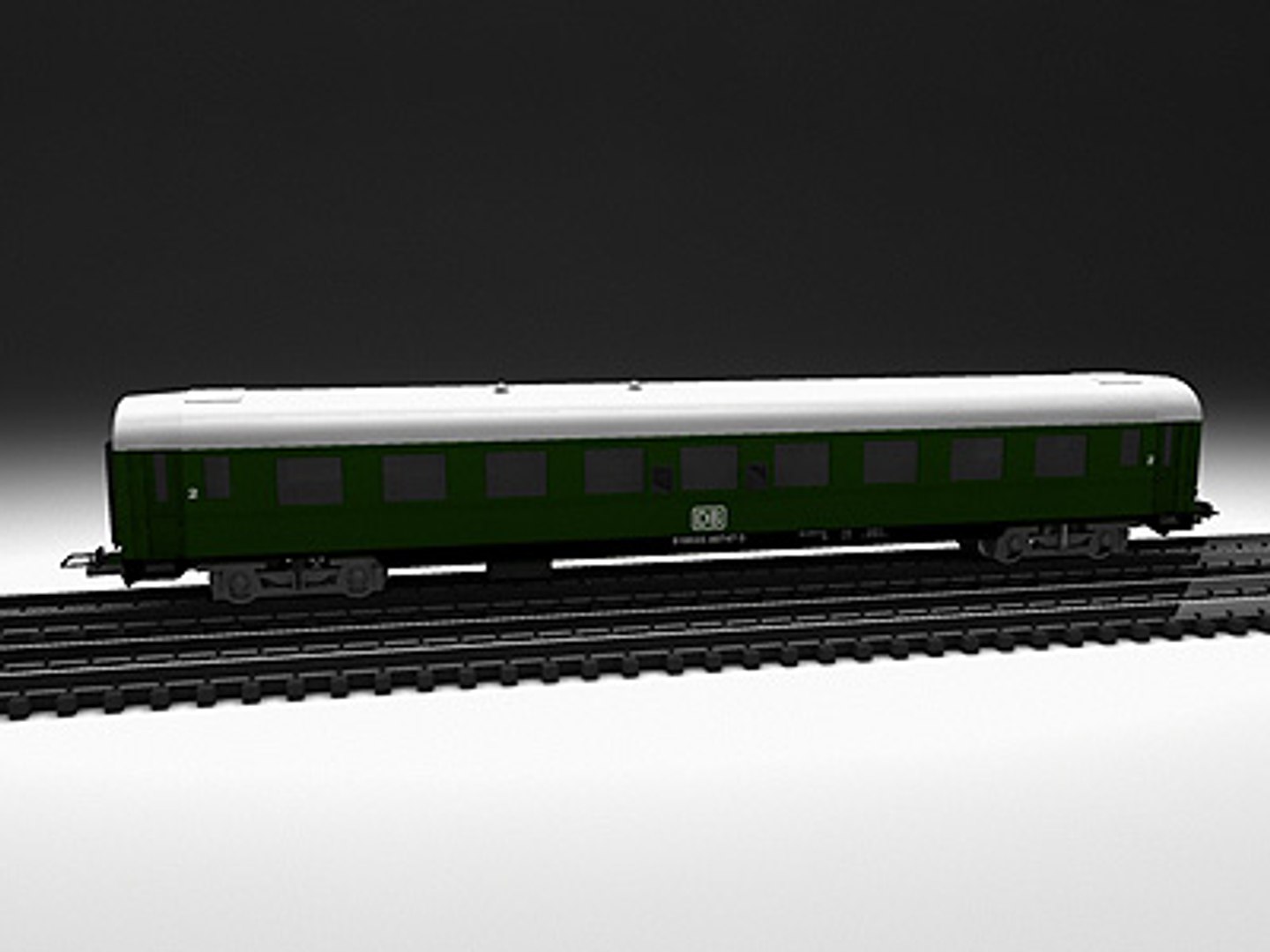 Deutch Bahn 2nd Class 3d Model