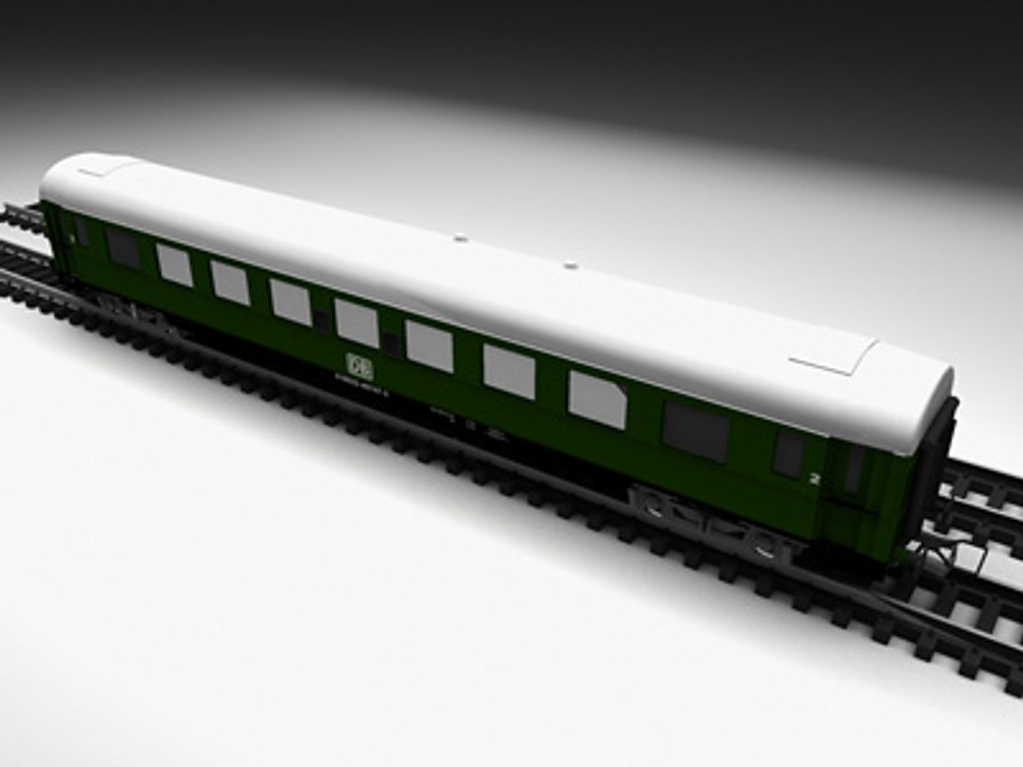 Deutch Bahn 2nd Class 3d Model