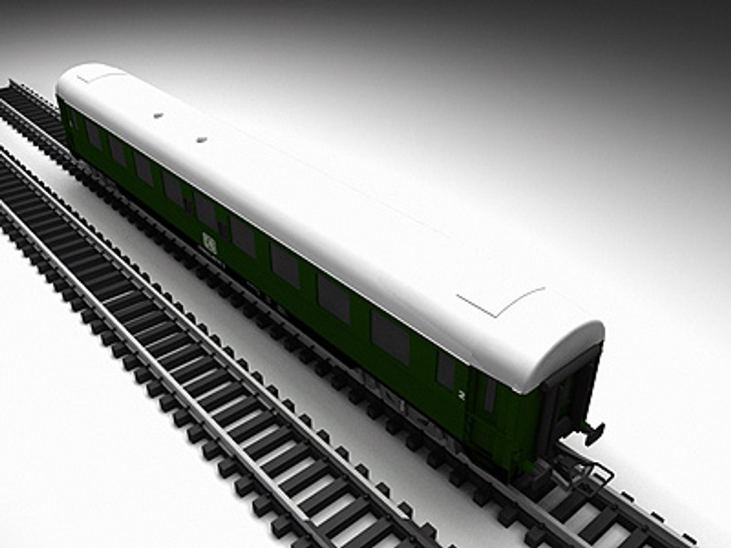 Deutch Bahn 2nd Class 3d Model