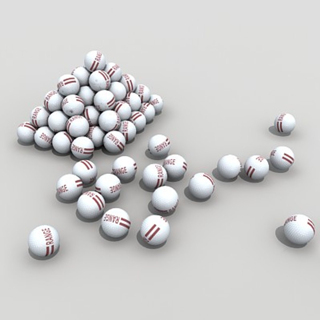 3d range ball pyramids
