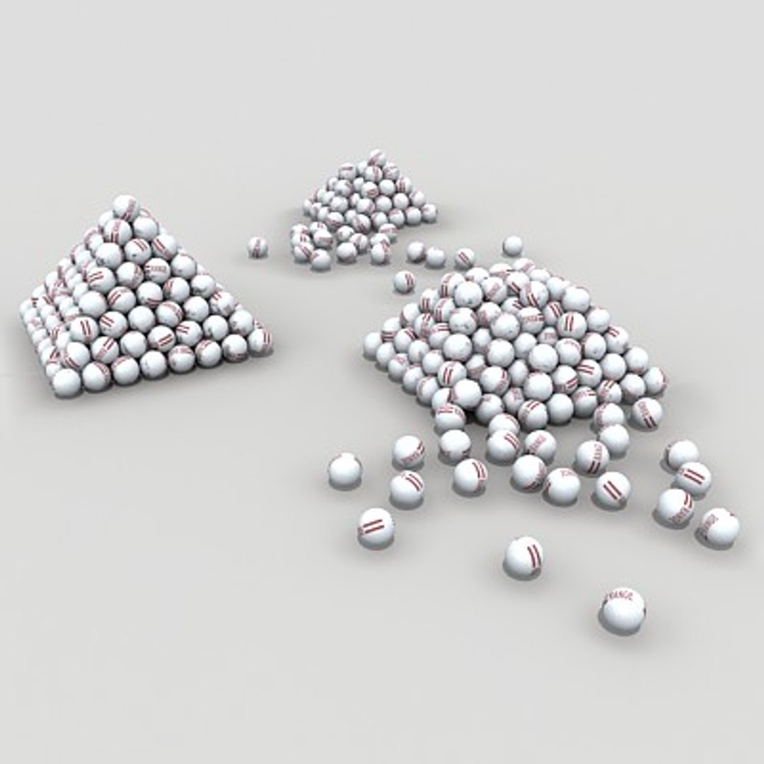 3d range ball pyramids