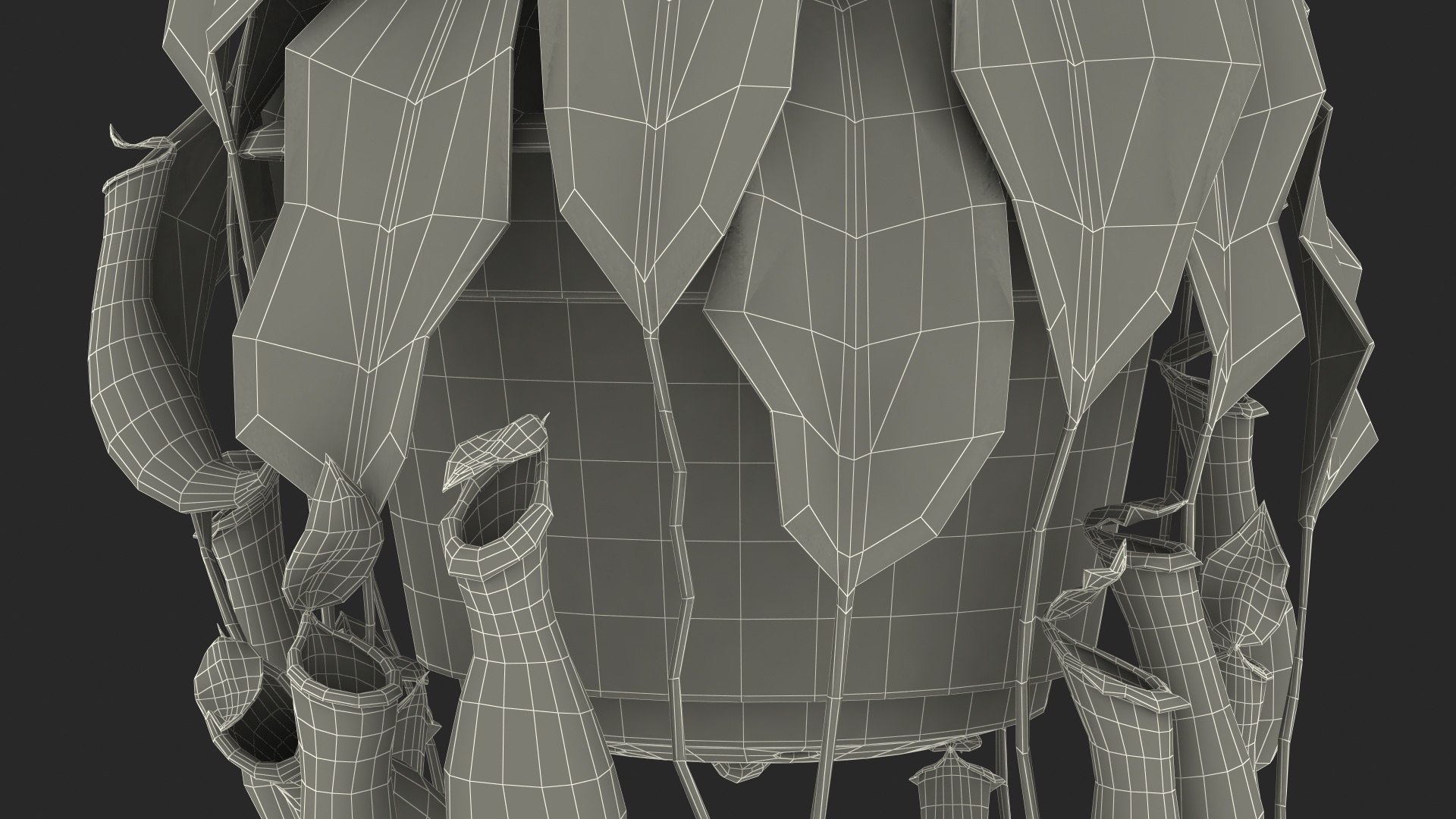 3D model tropical pitcher plant pot - TurboSquid 1625223