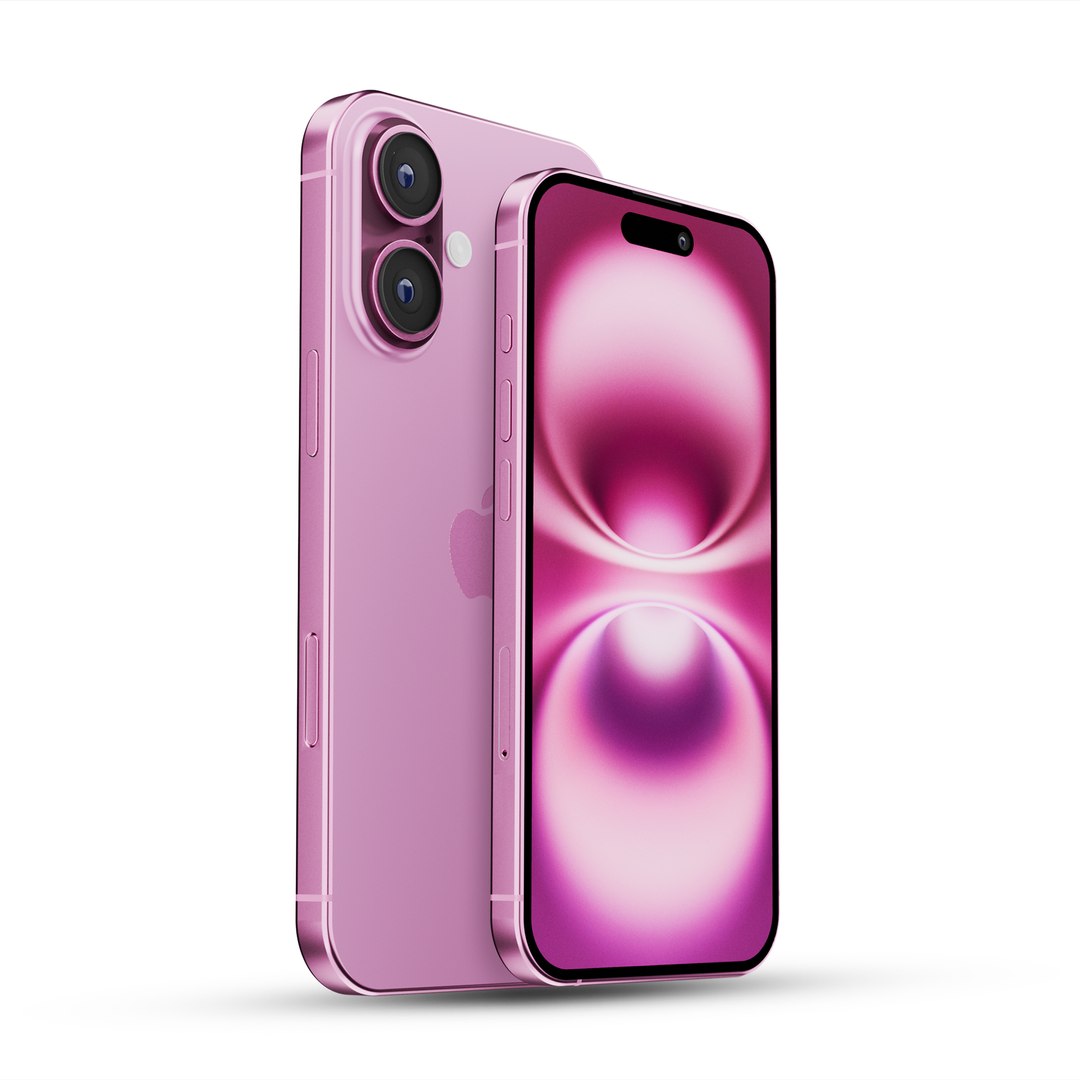 3D IPhone 16 Pink - TurboSquid 2284681