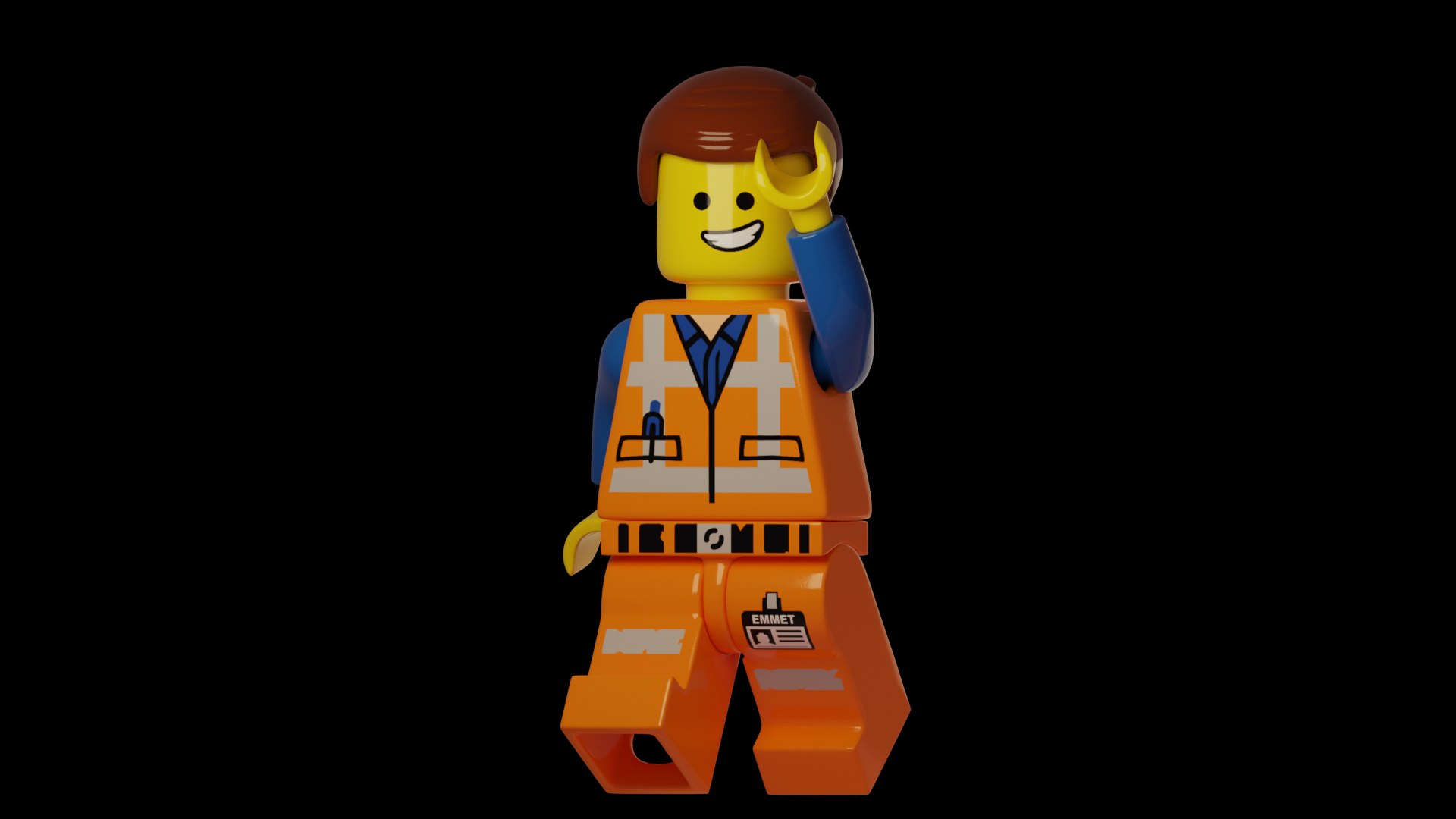 Lego Figure Emmet From Lego Movie 3D - TurboSquid 2177648