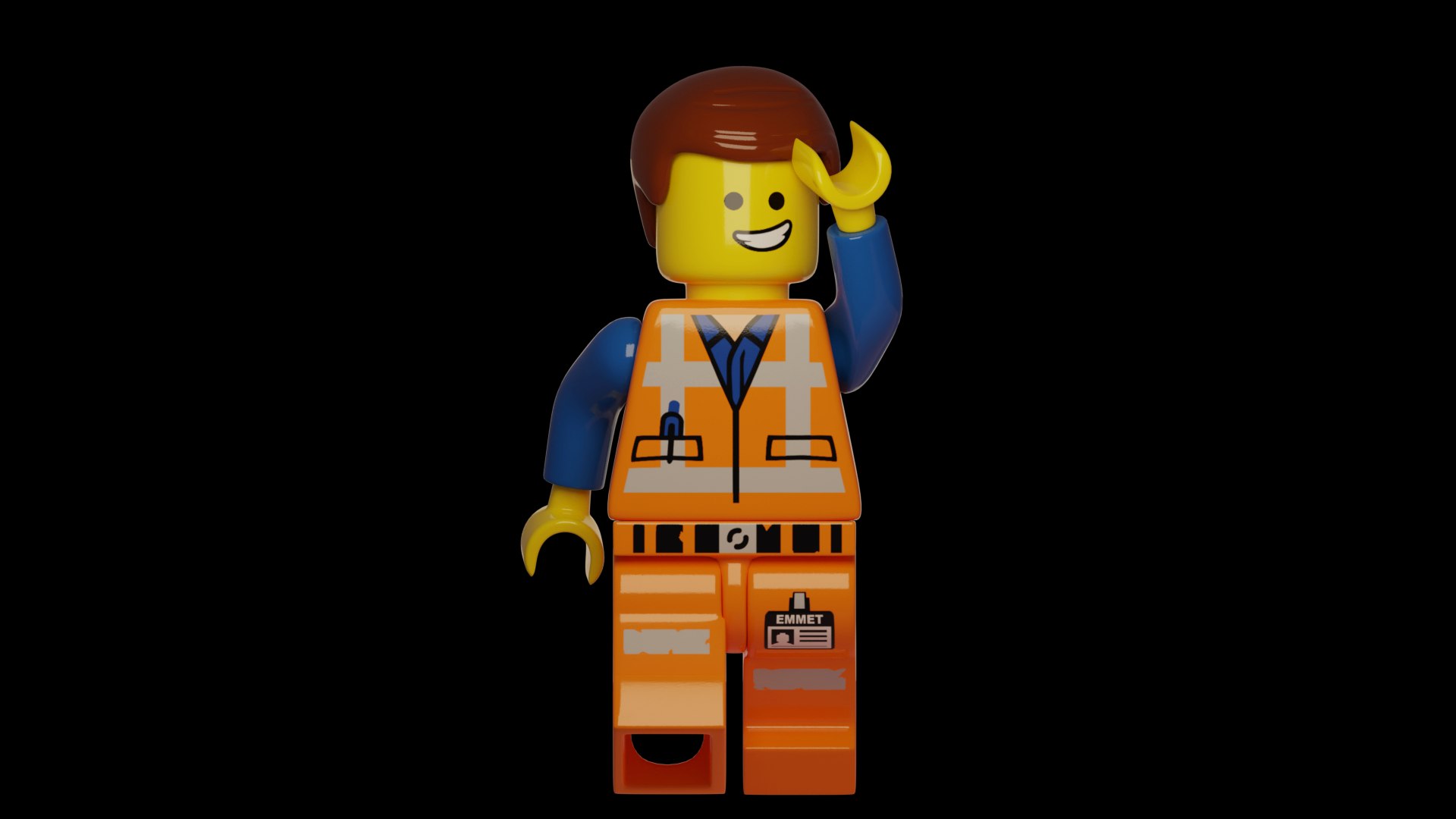 Lego Figure Emmet From Lego Movie 3D - TurboSquid 2177648