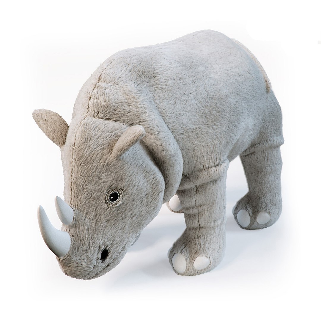 3D Model Rhino Soft Toy - TurboSquid 1553247