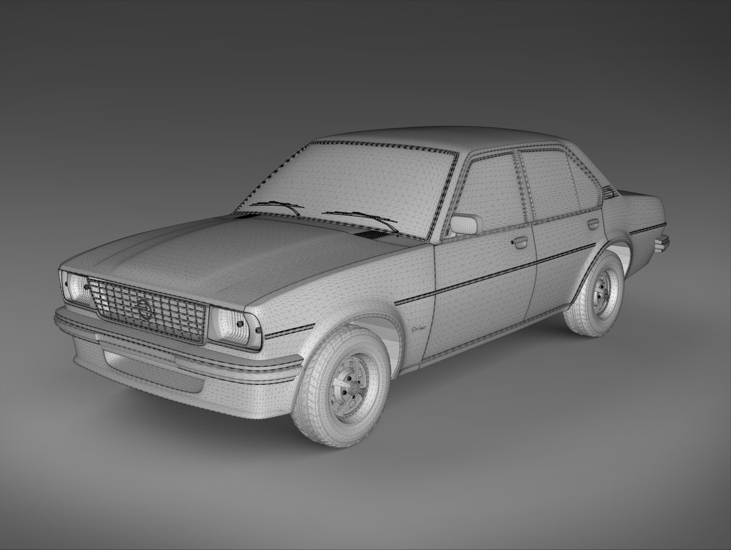 Opel Ascona MK2 B BERLINA STL PRINTABLE MODEL 3D - TurboSquid 2223744