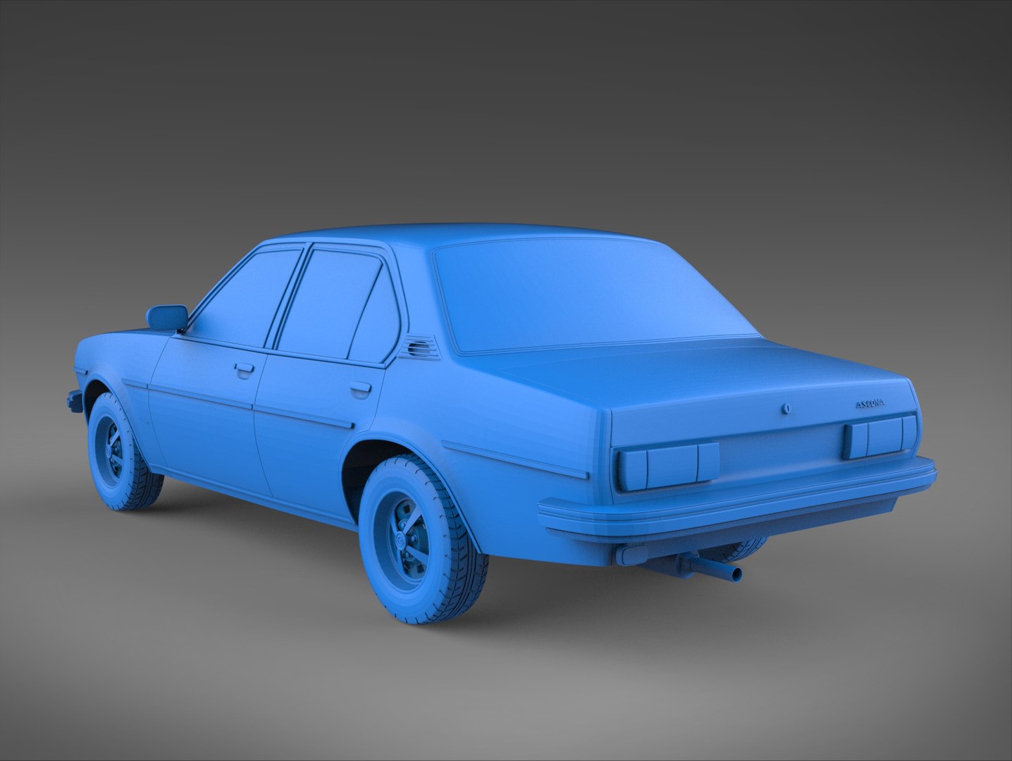 Opel Ascona MK2 B BERLINA STL PRINTABLE MODEL 3D - TurboSquid 2223744