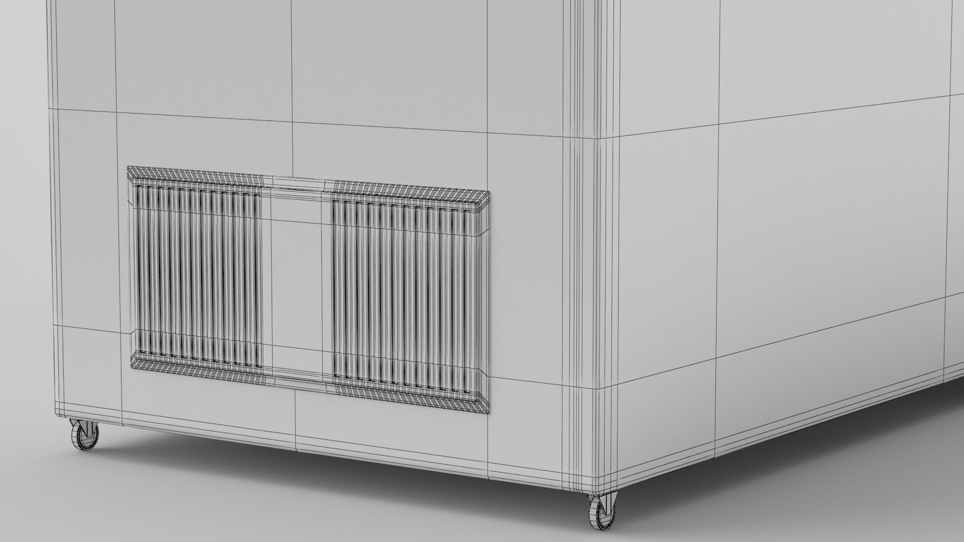 Supermarket Chest Freezer 3D Model - TurboSquid 1643281
