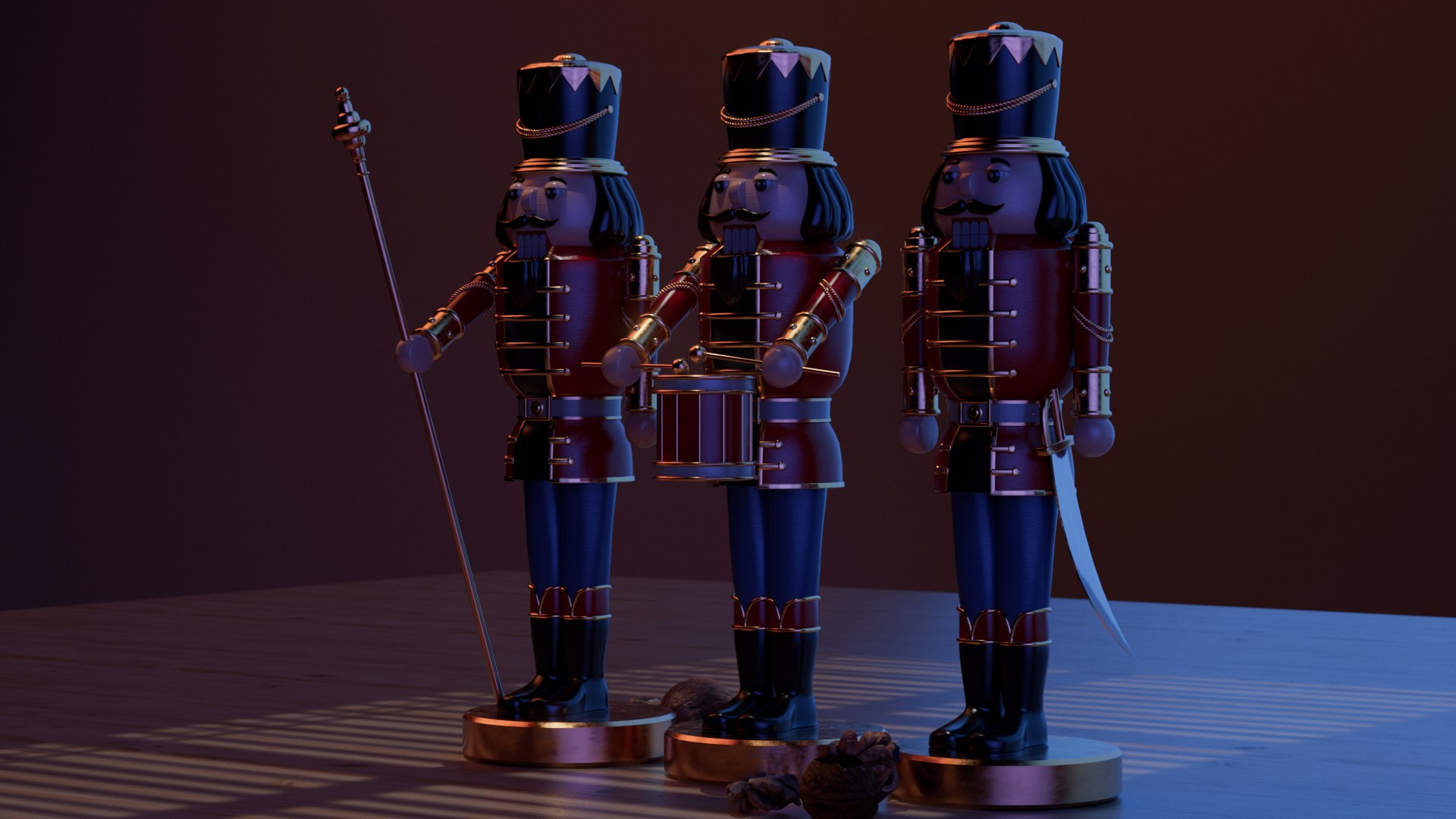 NUTCRACKER SET Of 3 3D Model - TurboSquid 2001214