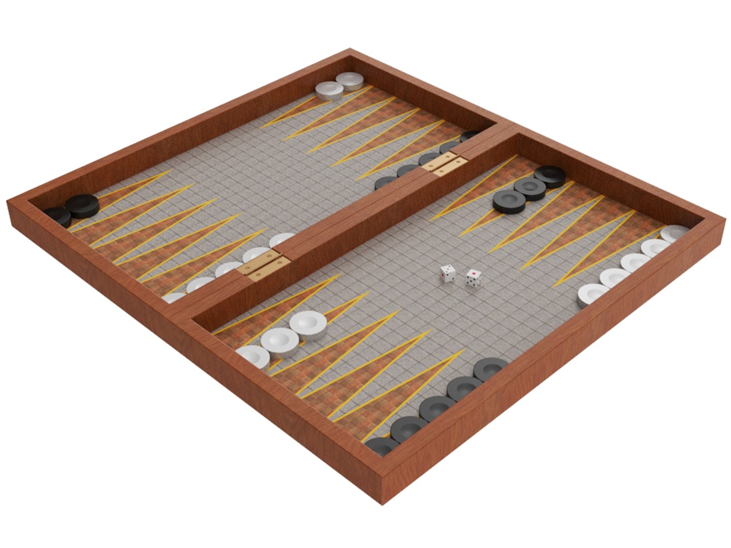 3D Backgammon Model - TurboSquid 1350542