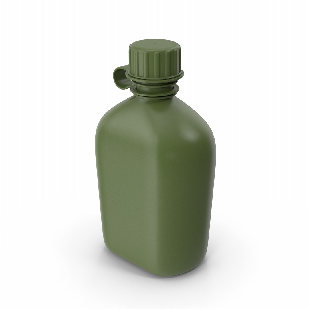 Army Flask Model - TurboSquid 1982546
